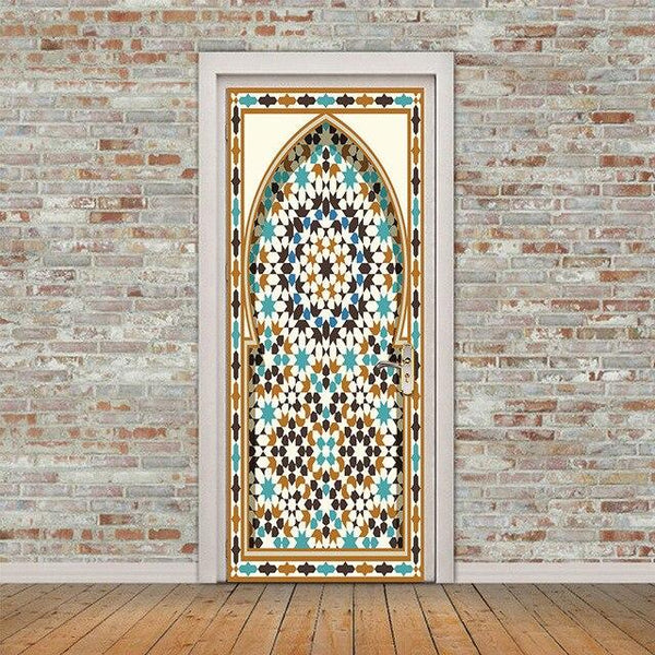 Stickers Porte Orientale En Profondeur | Stickers De Porte